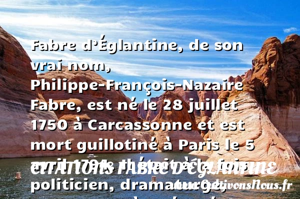 Fabre d’Églantine, histoire et biographie d’Églantine - Auteurs ...